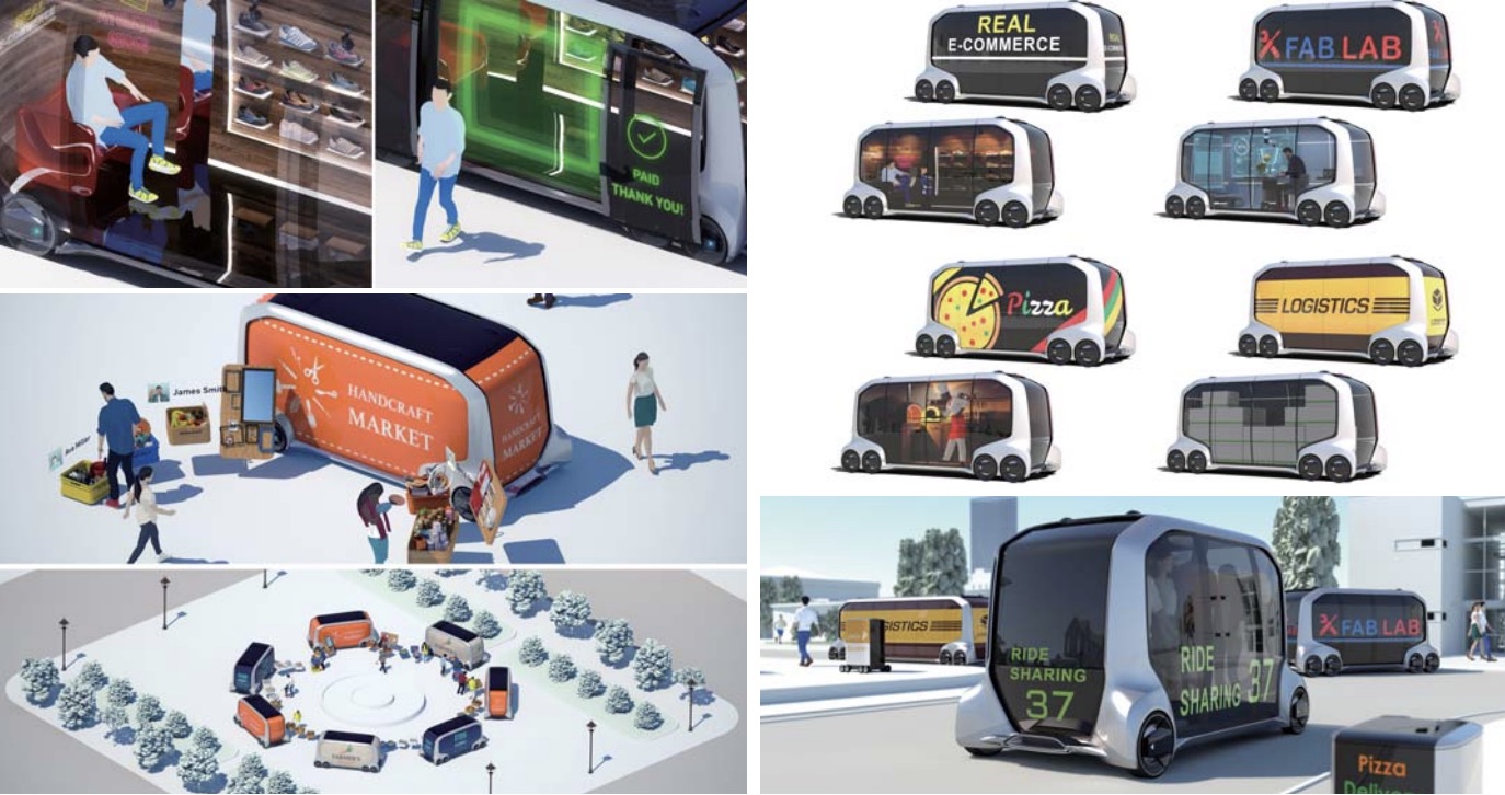 Toyota Driverless "Carriage" May Double as Mobile Office or Shop ...