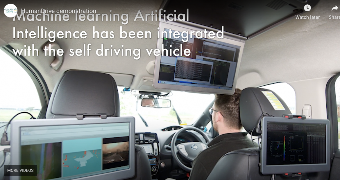 Driverlessly Along English Country Lanes and Byways. Superhighways, Too ...