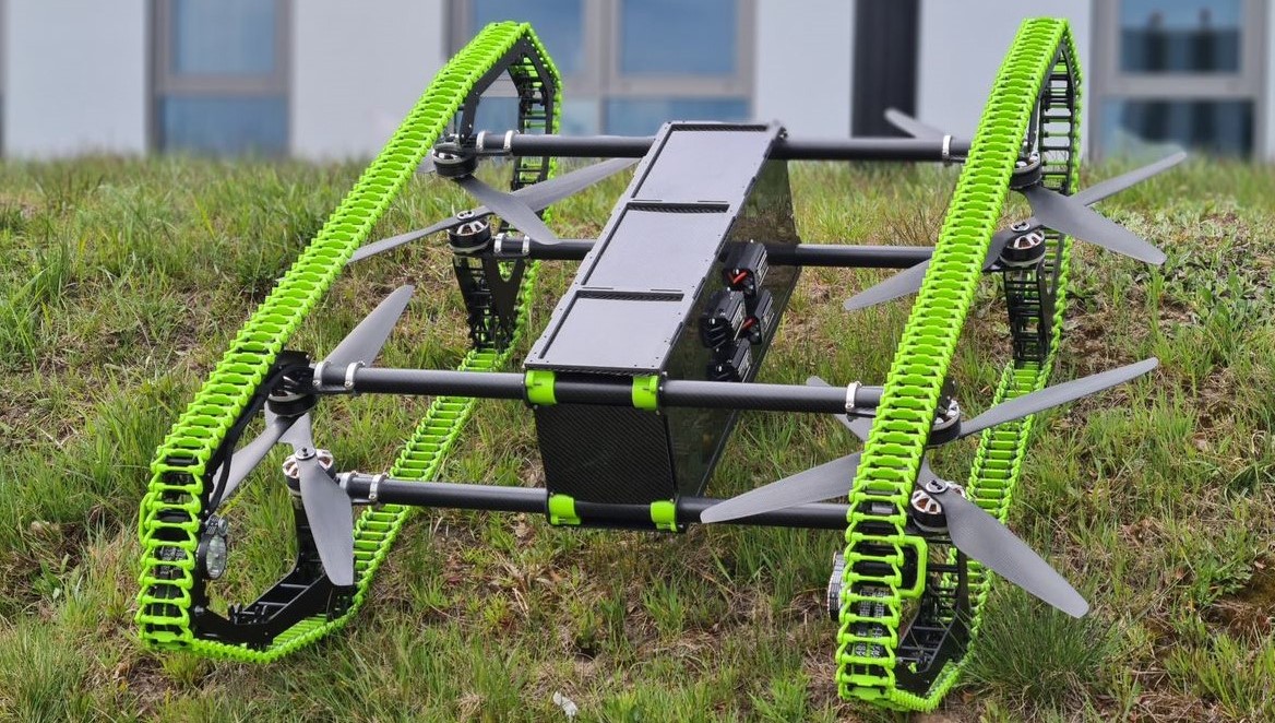 Hybrid Drone Project Completed - The HUUVER Drone Flies and Rides ...