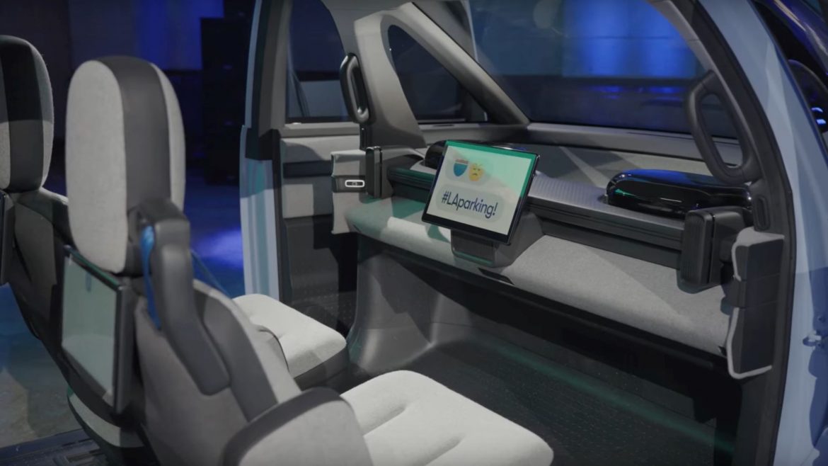 Waymo transportation-as-a-service vehicle underpinned by Zeekr SEA-M ...