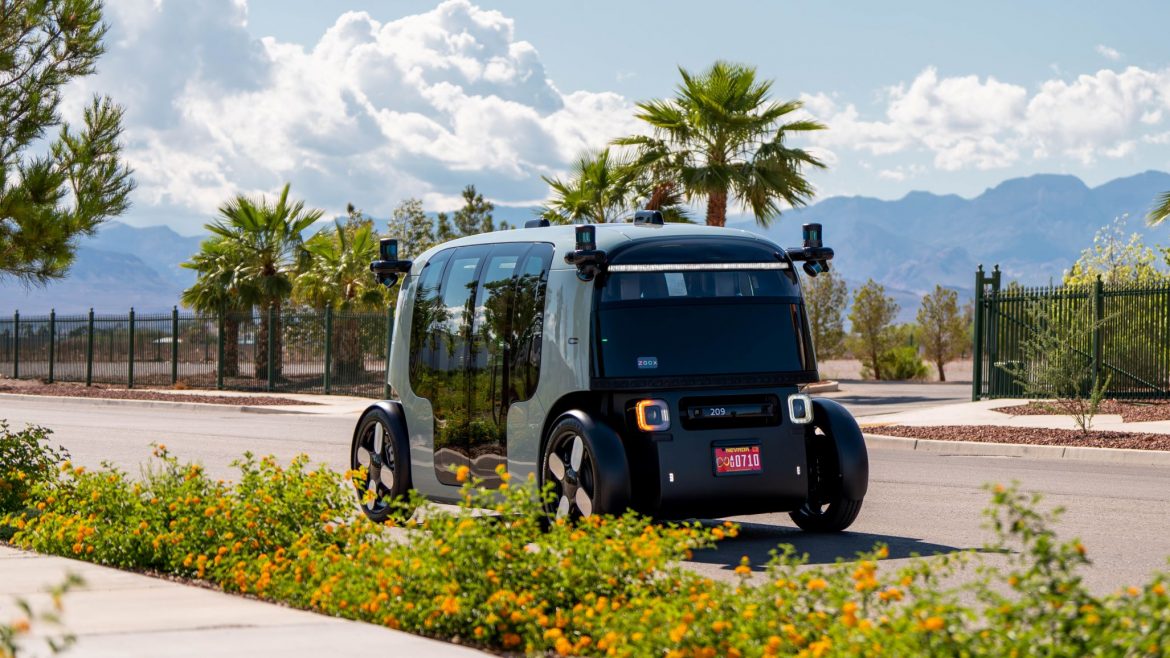 Zoox claims its first with purpose-built robotaxi operation on Nevada ...